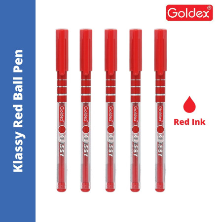 Buy Goldex Klassy Ball Pen - Red at lowest wholesale price in India ...
